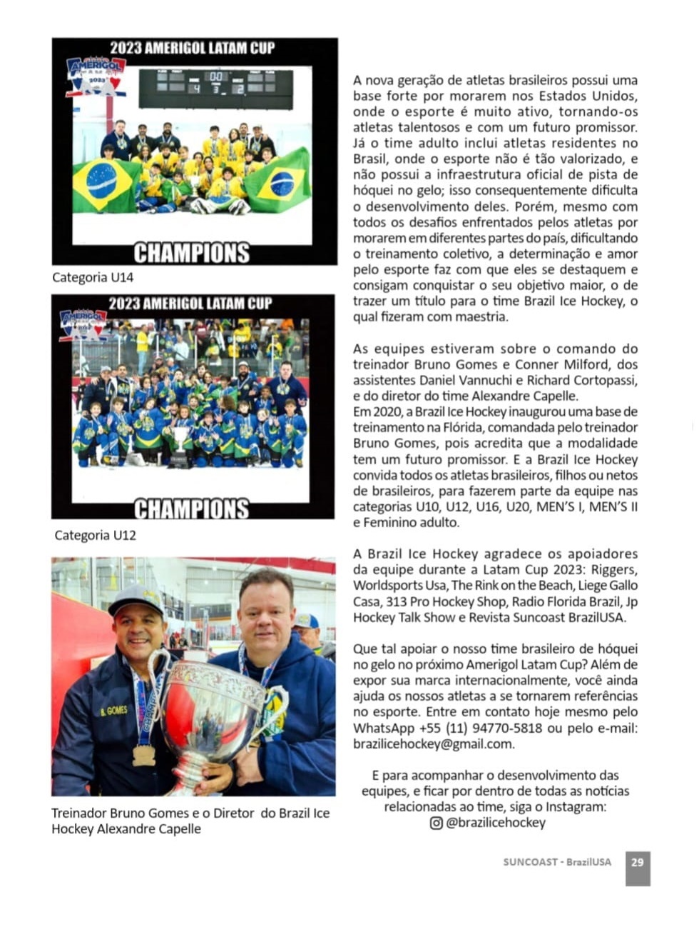 BRAZIL ICE HOCKEY – Ice Hockey no Brasil e pelo Mundo