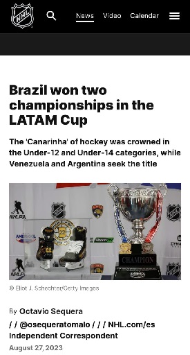 BRAZIL ICE HOCKEY – Ice Hockey no Brasil e pelo Mundo