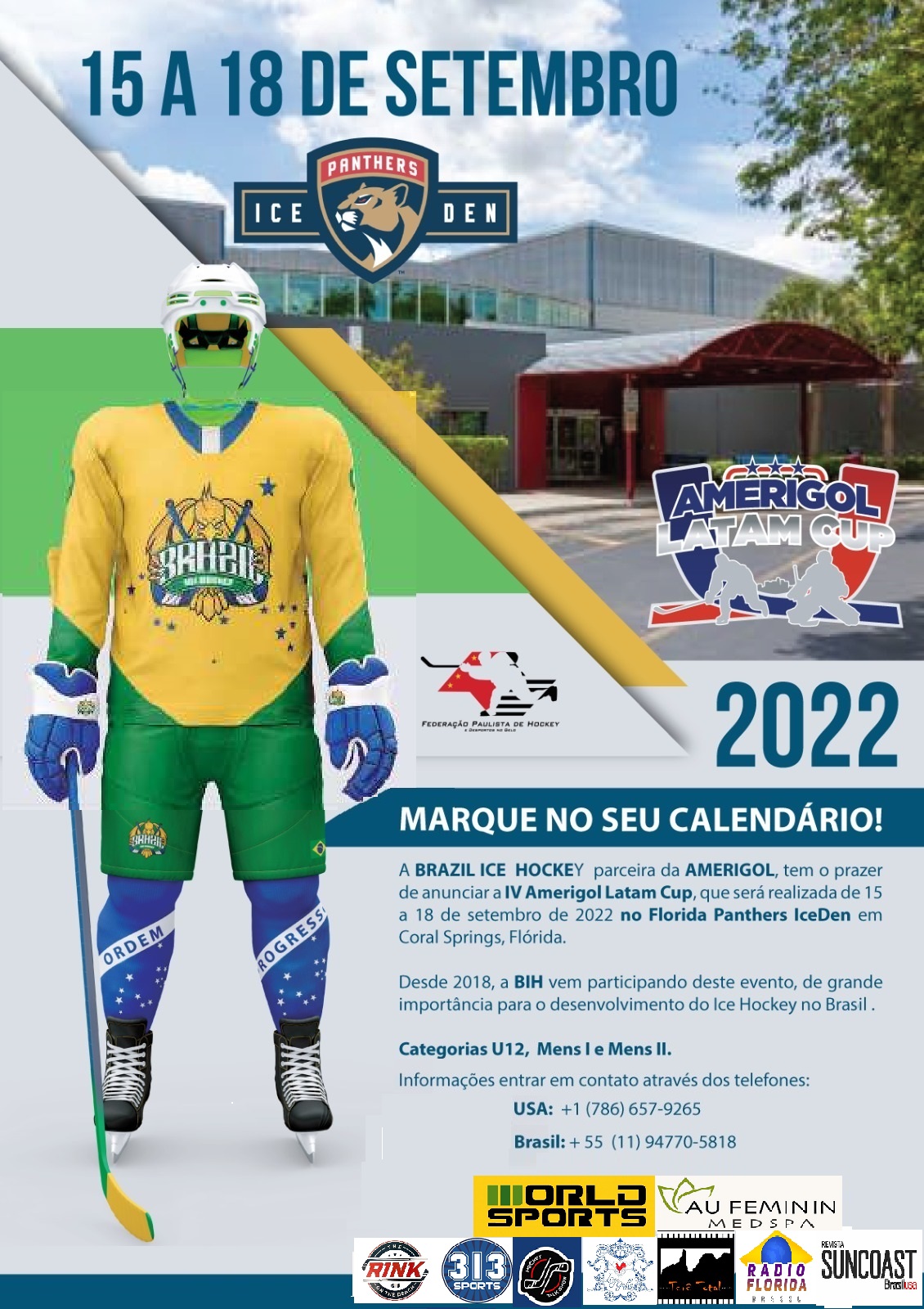 Eventos – Campeonatos / Events – BRAZIL ICE HOCKEY